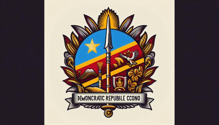 Signification de la Lance sur l'Armoirie de la RDC : Symbole de ...